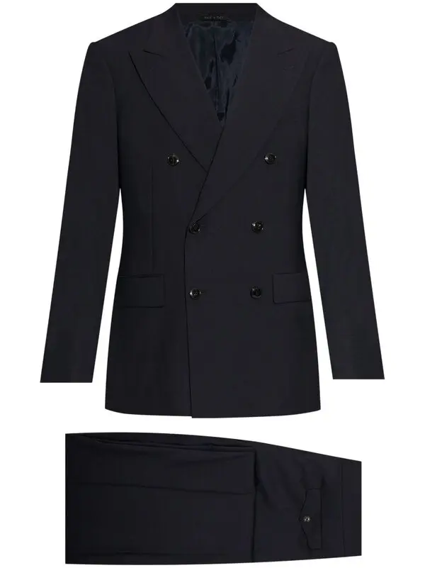 Giorgio Armani Double-breasted Wool Suit