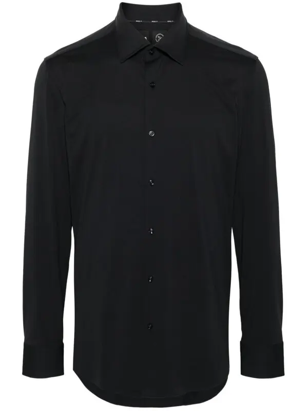 Hugo Boss Textured-finish Shirt - Black