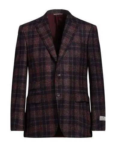 Canali Blazer Burgundy Size Alpaca Wool, Wool, Polyamide