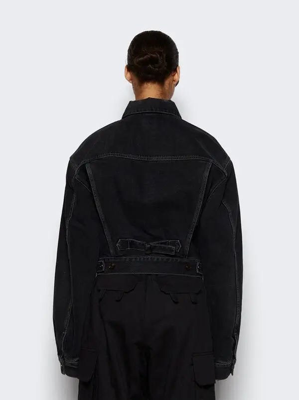 Saint Laurent 80's Denim Trucker Jacket - Dark Blue