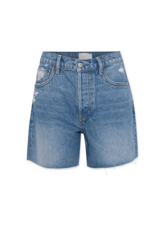 Boyish The Monty High Rise Relaxed Denim Shorts