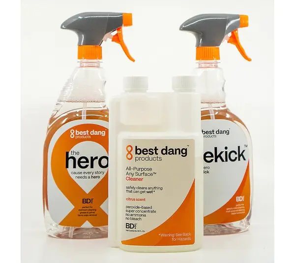 BEST DANG PRODUCTS All-purpose Cleaning Kit W/ Travel Bottle