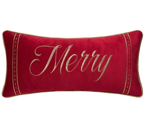 VALERIE PARR HILL Gold Merry Pillow Valerie