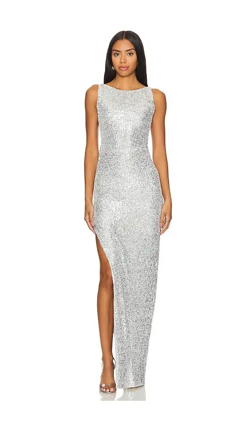 NOOKIE Lumina High Neck Gown