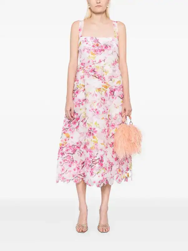 cynthia rowley floral lace dress Garbo Silky Lace Dress