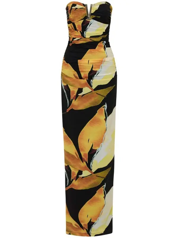 plus size gold wedding dress Freyja Cutout Mini Dress – Rebecca Vallance main image 0