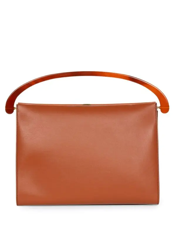 Dries Van Noten Large Leather Tote - Brown