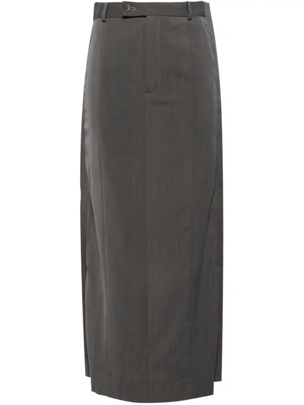 BETTTER Wool Maxi Straight Skirt