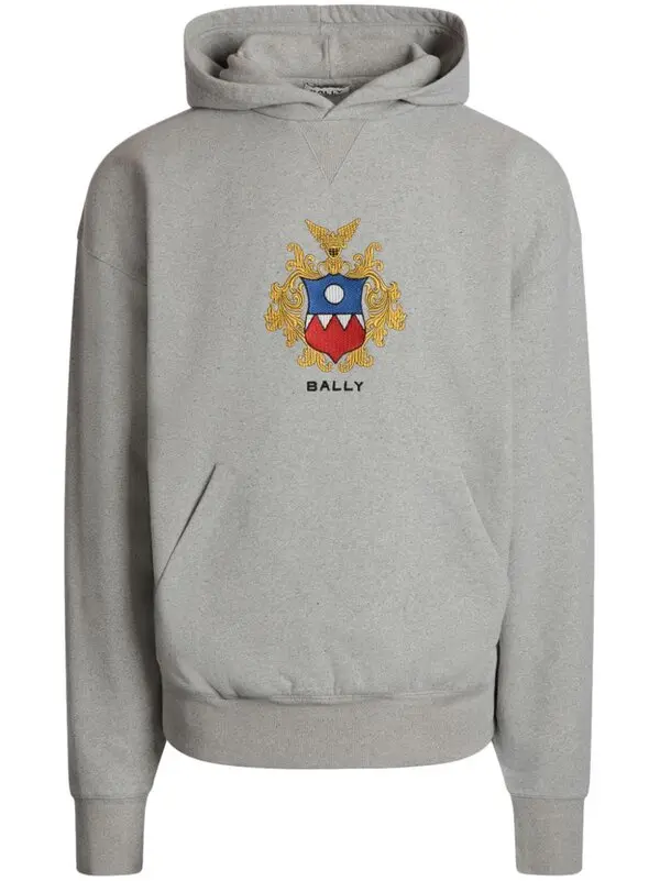 Bally Crest Logo Cotton Hoodie
