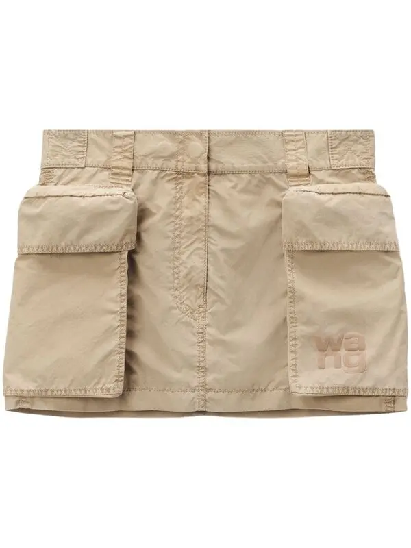 Alexander Wang Cargo Mini Skirt - Neutrals