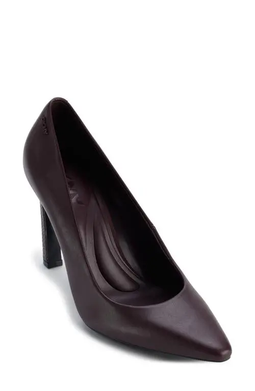 Dkny Chrystie Pointed Toe Pump - Dark Cherry