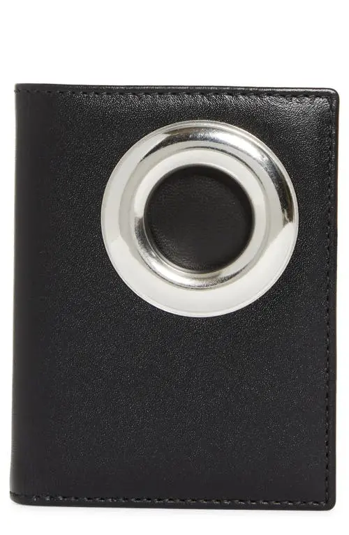 Comme Des Garçons Eyelet Leather Bifold Wallet