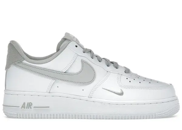 Nike Air Force 1 Low '07 Reflective Swoosh - White/light Iron Ore/reflect Silver