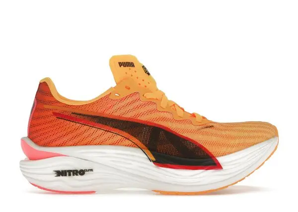 PUMA Lace Up Sneakers - Sun Stream/sunset Glow