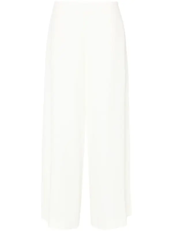 THE ROW Dela Wide Leg Trousers - White