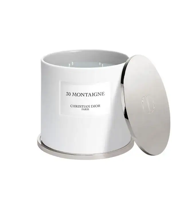 Dior 30 Montaigne Giant Candle - White | Editorialist