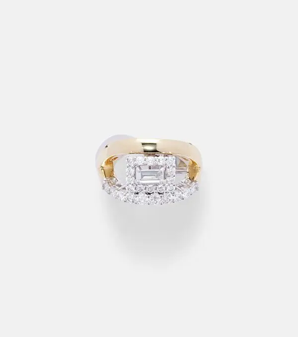 Yeprem Whisper Ear Cuff With Diamonds