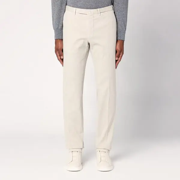 SANTANIELLO Light Trousers - Beige