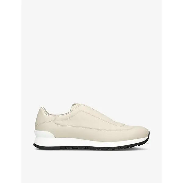 John Lobb Lift Leather Low-top Trainers - White