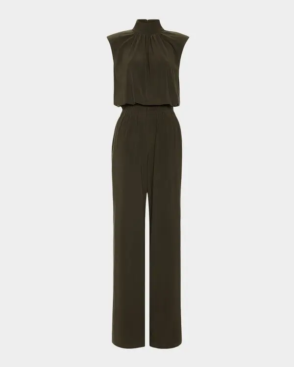 Ramy Brook Dani Jersey Jumpsuit - Deep Olive