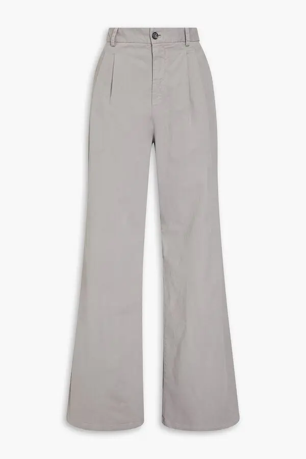 NILI LOTAN Flavie Wide-leg Pants - Gray