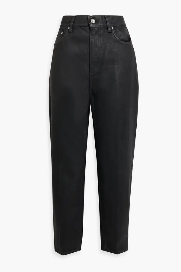 TOTÊME Cropped Waxed Tapered Pants