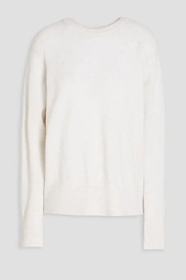 Vince Wool And Cashmere-blend Sweater - Ecru