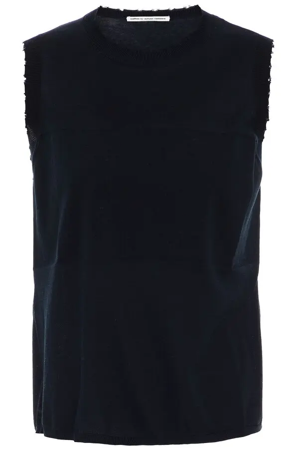Autumn Cashmere Distressed Cotton Top