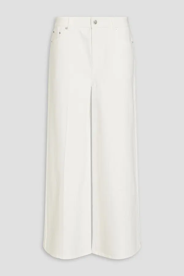 Tibi High-rise Wide-leg Jeans