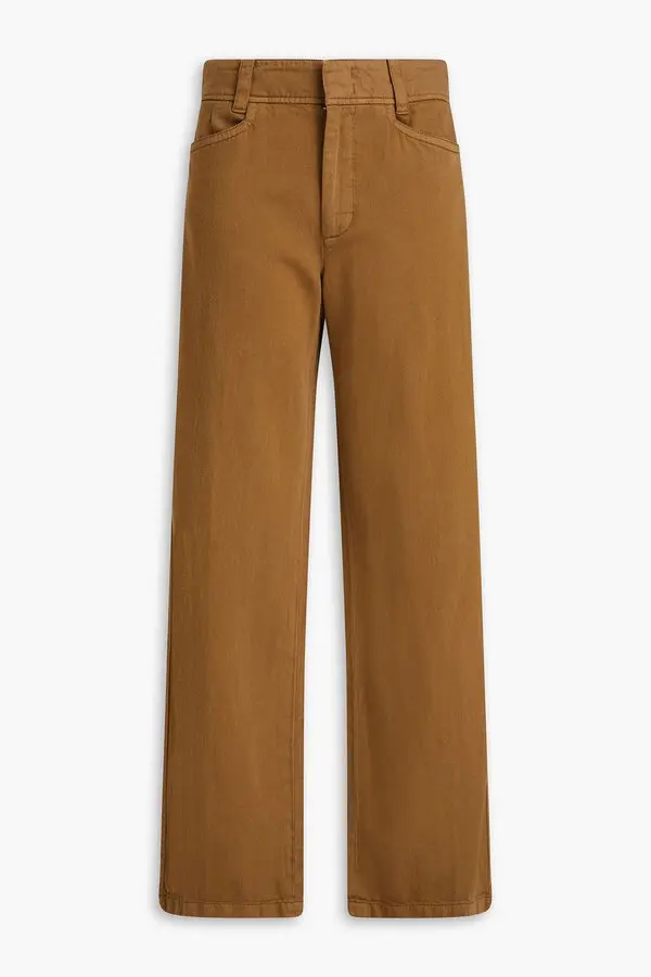 Vince Cotton, Lyocell And Linen-blend Twill Pants