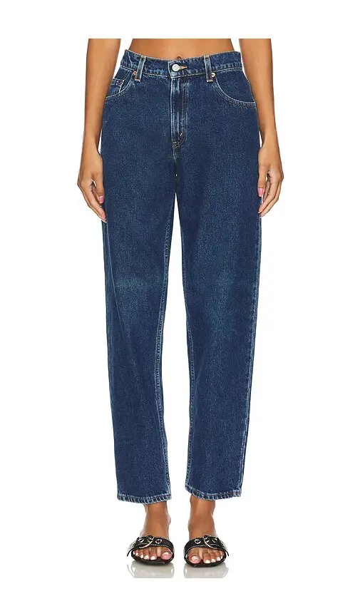 ALIGRACE High Rise Slim Straight Jean