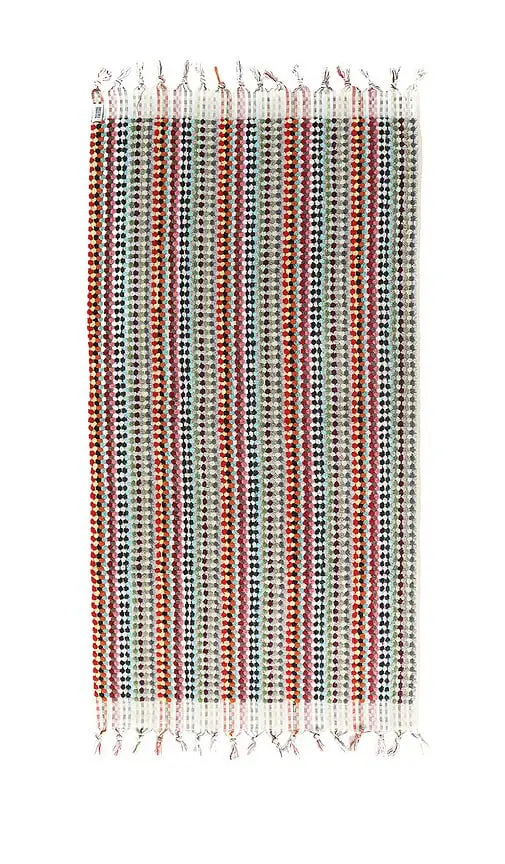 BATHING CULTURE Cosmic Deadstock Rainbow Body Towel In Multi - N,a