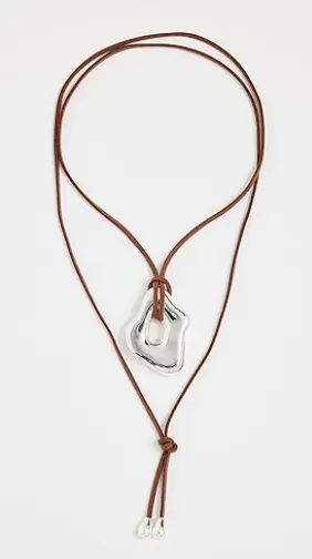 Éliou Eloise Wrap Necklace - Silver