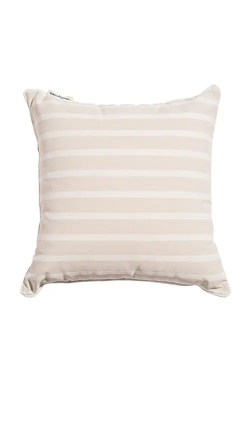 BUSINESS & PLEASURE Throw Pillow Small Square In Neutral