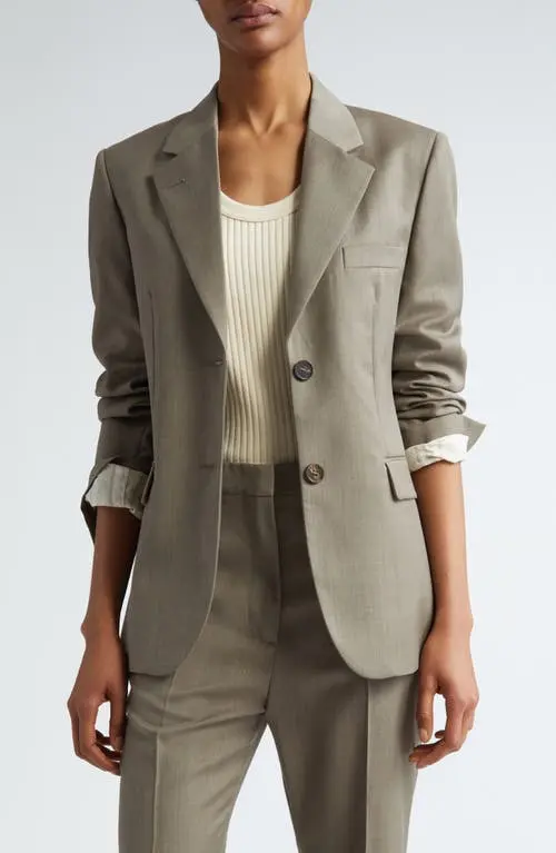 Golden Goose Journey Single-breasted Wool Blazer - Fallen Rock