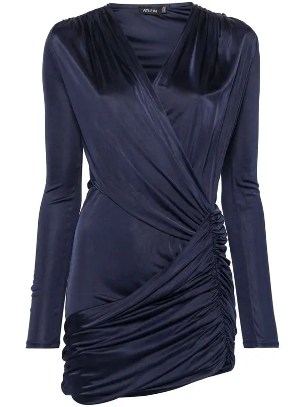 Atlein Asymmetric Mini Dress