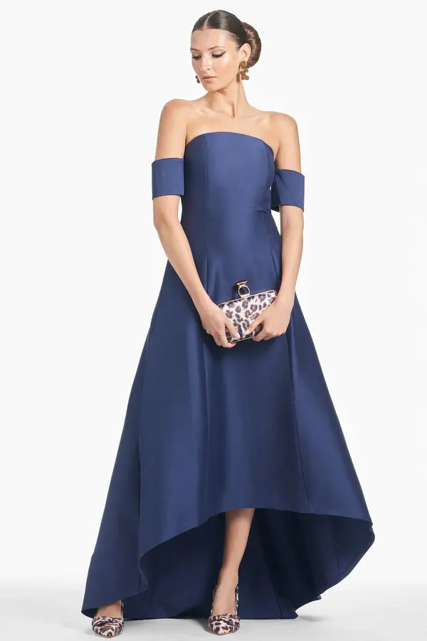 Sachin & Babi Agyness Gown - Blue / Navy