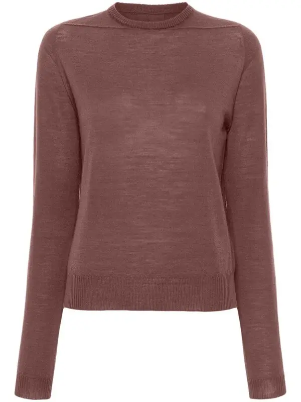 Rick Owens Biker Level Sweater - Brown