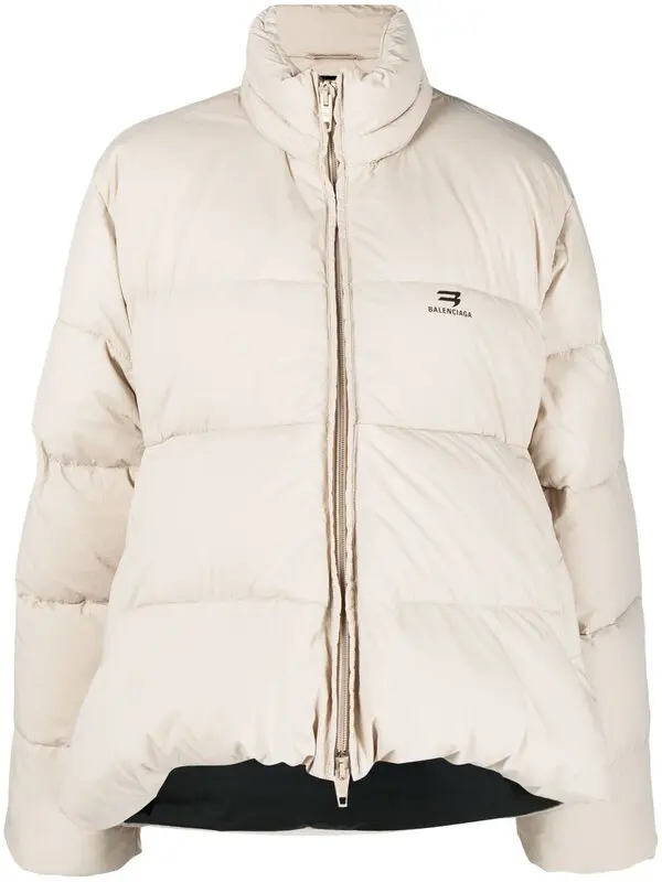 Balenciaga Logo-print Puffer Jacket