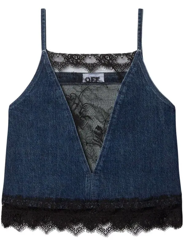 Off-White Lace-detailed Top