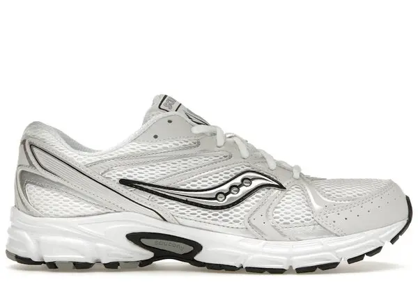 Saucony Grid Ride Millennium Sneakers - White/silver