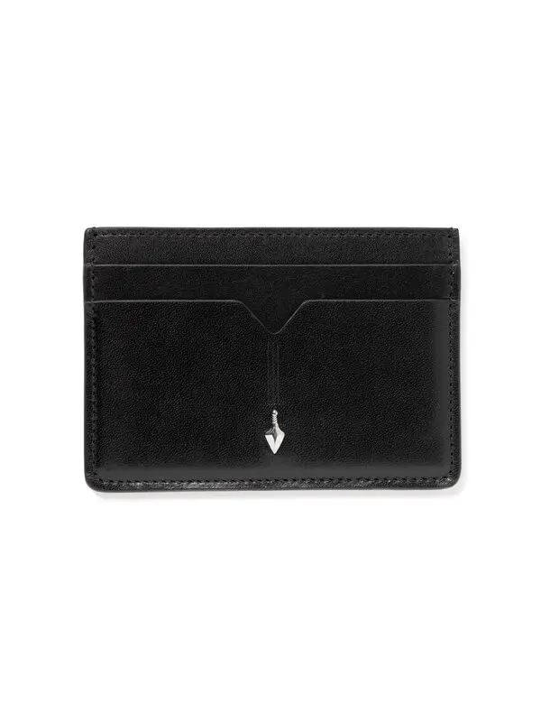 JACQUES MARIE MAGE Theodore Leather Cardholder - Black