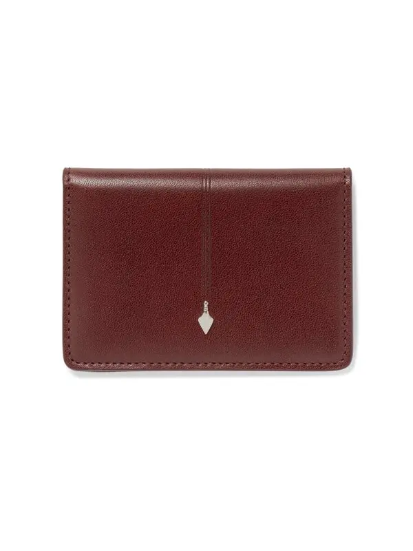 JACQUES MARIE MAGE Cassandre Leather Bifold Wallet - Burgundy