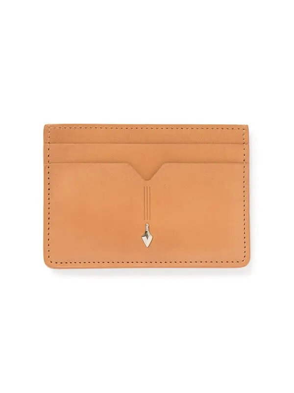 JACQUES MARIE MAGE Theodore Leather Cardholder - Brown