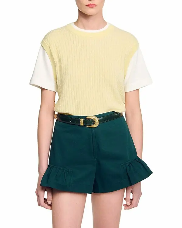 Sandro Hugues Sweater - Light Yellow