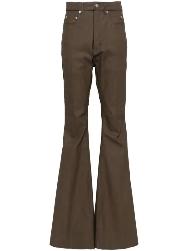 Rick Owens Bolan Bootcut Jeans - Brown
