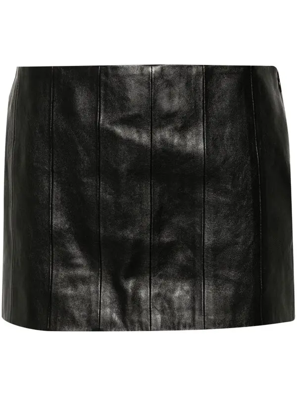 Khaite Meelar Mini Skirt - Black
