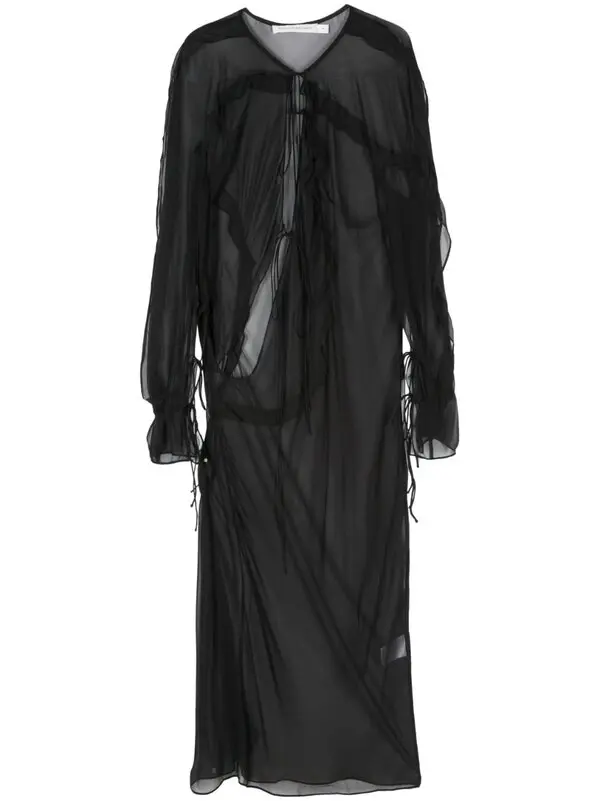 Christopher Esber Bias Concave Midi Dress