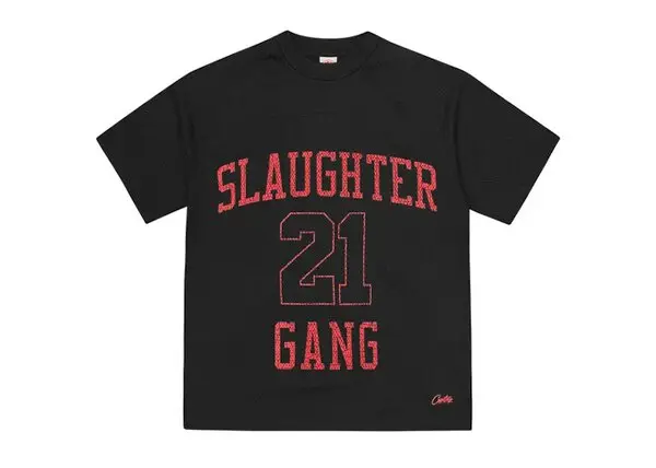 CORTEIZ X Slaughter Gang 21 Savage Mesh T-shirt