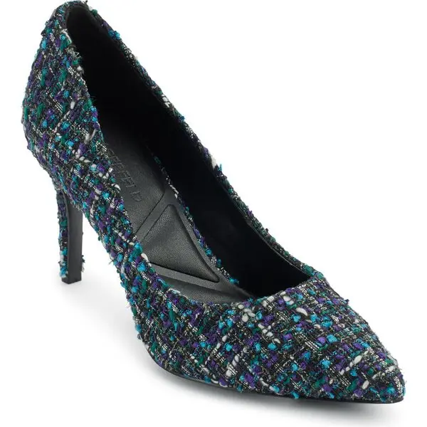 Karl Lagerfeld Paris Royale Ankle Strap Sandals - Black Multi
